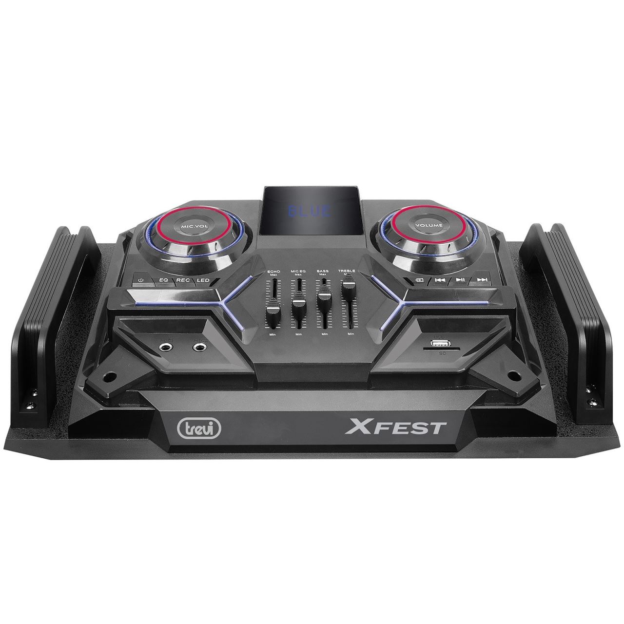 Boxa portabila cu Bluetooth, Trevi XF3800, 300 W, Lumini led disco ...