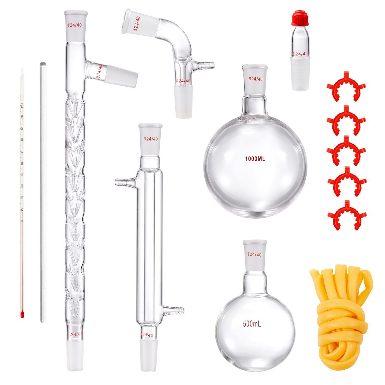 Kit de distilare uleiuri esentiale 14 piese, sticla borosilicate ...