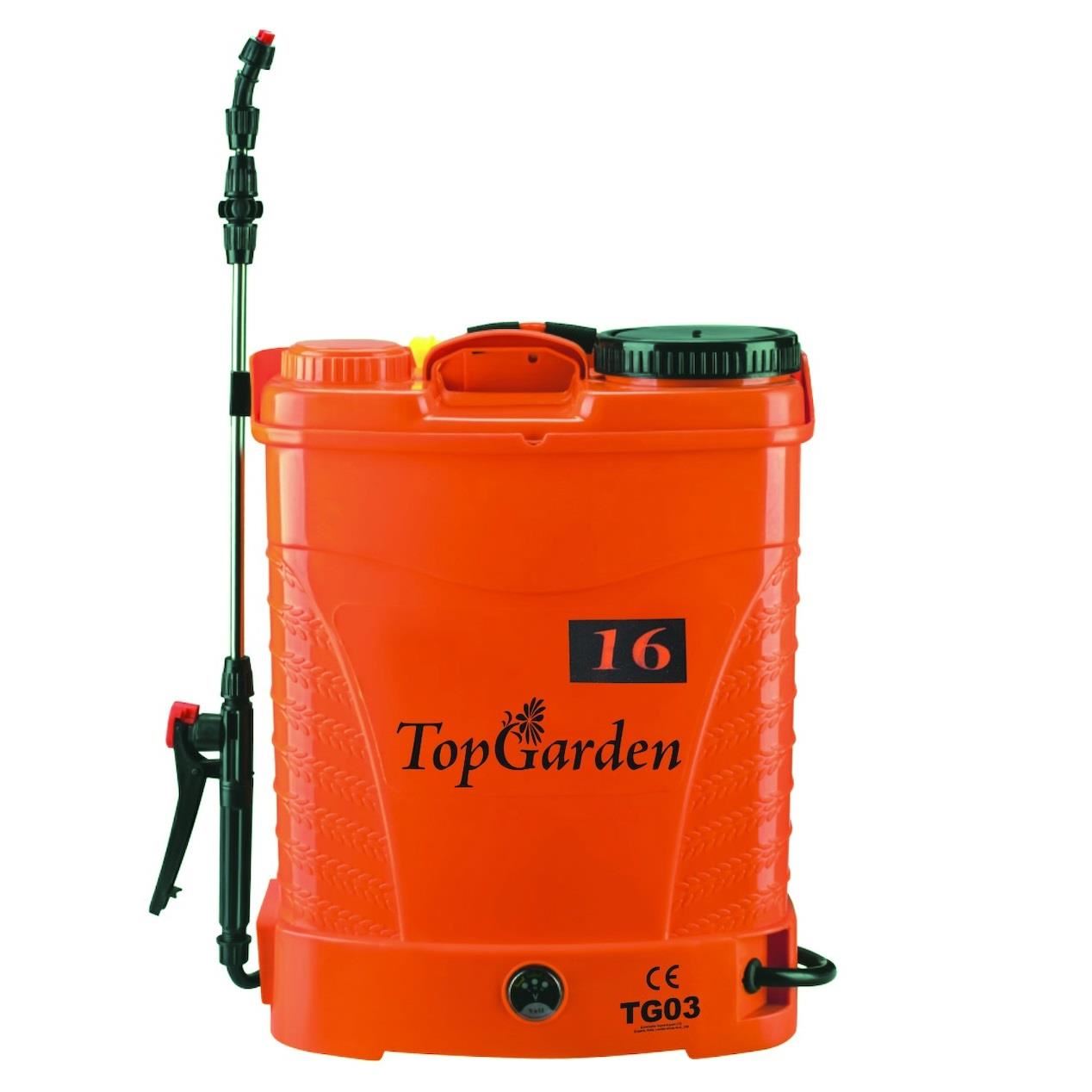 Vermorel cu acumulator TopGarden 380321, 12V/8Ah 16L - Victor Optimus SRL