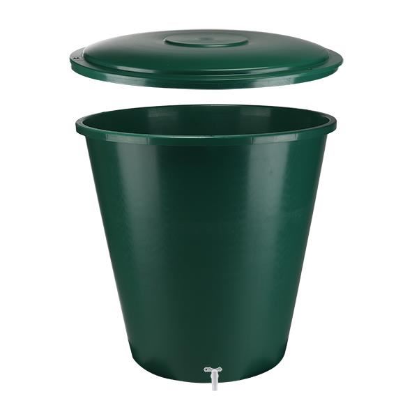 Butoi pentru apa pluviala Haushalt, cu robinet si capac, 200 L - Victor ...